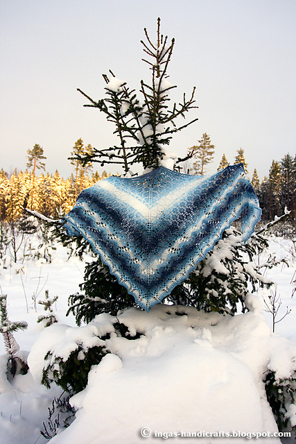 Ravelry: Inga-s' Sallowtail Lace Shawl