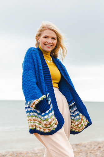 Ravelry: Cliﬀtop Coatigan pattern by Sam Sabido
