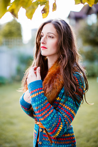 Ravelry: Jessica Vintage Cluster Cardigan pattern by Catherine Waterfield