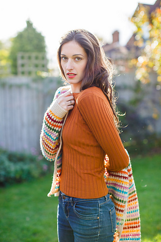 Ravelry: Jessica Vintage Cluster Cardigan pattern by Catherine Waterfield
