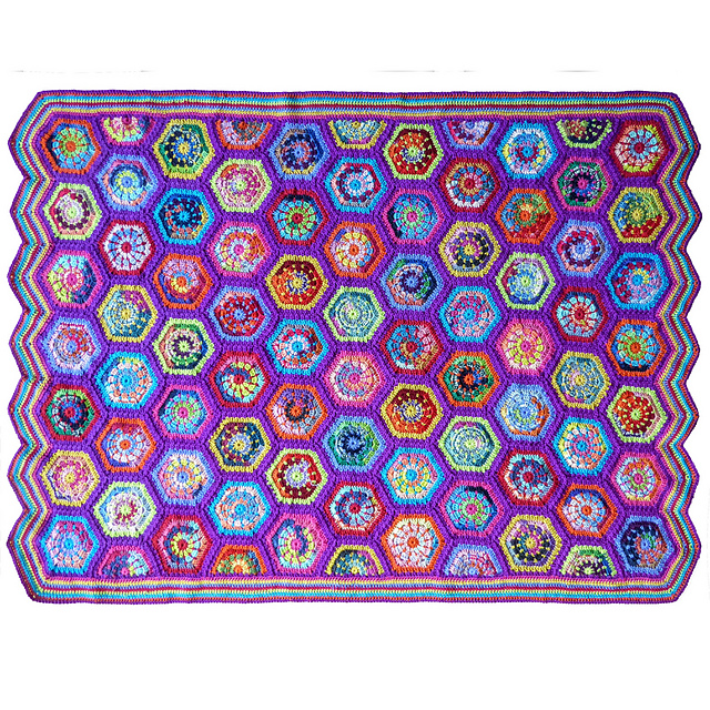 Ravelry: Groovy Hex pattern by Kaz - Insomnia Crochet