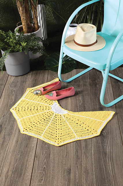 Ravelry: Lemon Slice Rug pattern by Sati Glenn