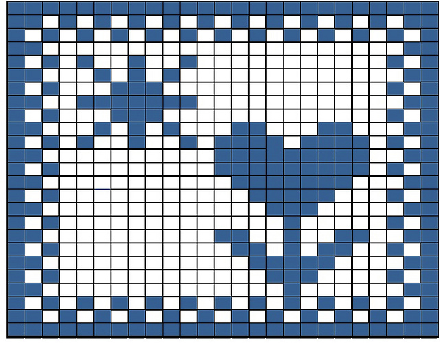 Ravelry: Hearts in Bloom Crochet Filet Square 4 pattern by ...