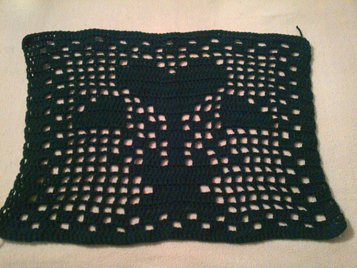 Ravelry: Hearts in Bloom Crochet Filet Square 6 pattern by ...