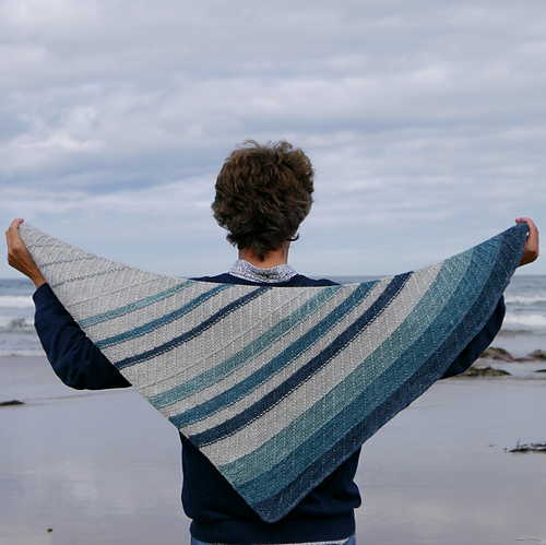 Ravelry: Hebridean Sea Shawl pattern by Solveigh Lass-Evans