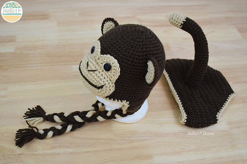 Ravelry: Chip the Monkey Baby Set pattern by Ira Rott
