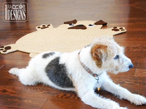 Ravelry: The Pugfect Pug Rug pattern by Ira Rott