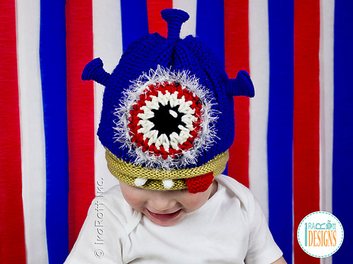 Ravelry: Plutonian Paul Alien Beanie pattern by Ira Rott