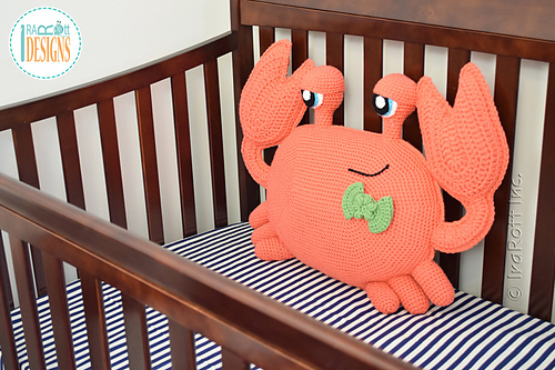 Ravelry: Cranky The Crab Pillow pattern by Ira Rott