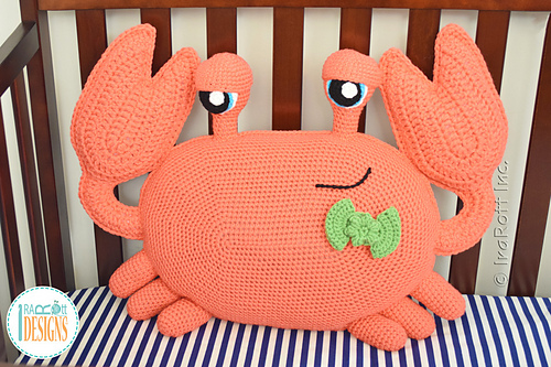 Ravelry: Cranky The Crab Pillow pattern by Ira Rott