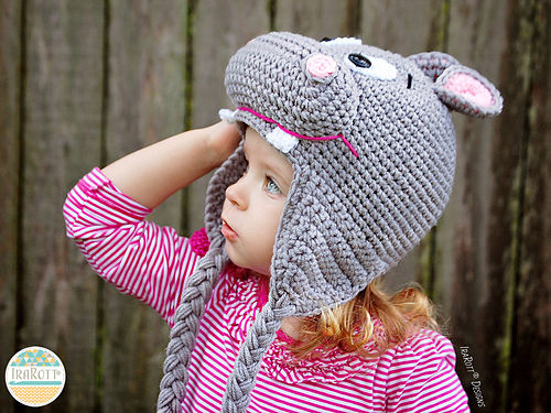 Ravelry: Happy Hippo The Hippopotamus Hat pattern by Ira Rott