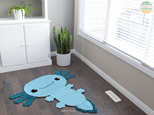 Ravelry: Lex The Axolotl Salamander Rug pattern by Ira Rott