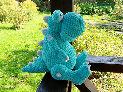 Ravelry: Dinosaur t-rex plush pattern by Irina Kalach