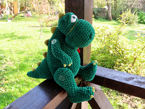 Ravelry: Dinosaur t-rex plush pattern by Irina Kalach