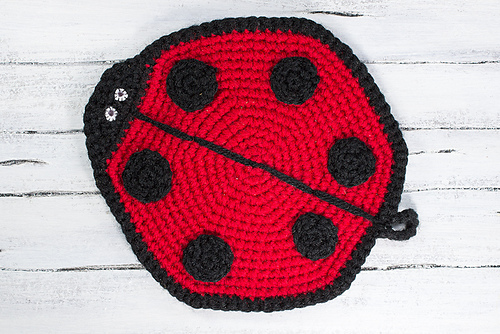 Ravelry Ladybug Potholder Pattern By Iris F Ravelry Ladybug Potholder Pattern By Iris F