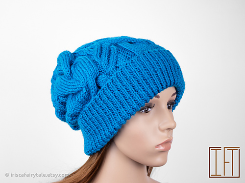 Ravelry: Women's Braided Beanie pattern by Irina Khoroshaeva