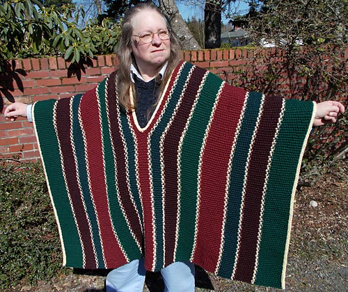 Ravelry: Super Simple Seed Stitch Serape pattern by Jane Irish Nelson