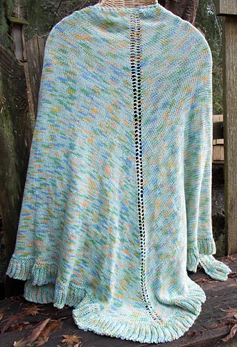 Ravelry: Half-n-Half Shawl pattern by Jane Irish Nelson