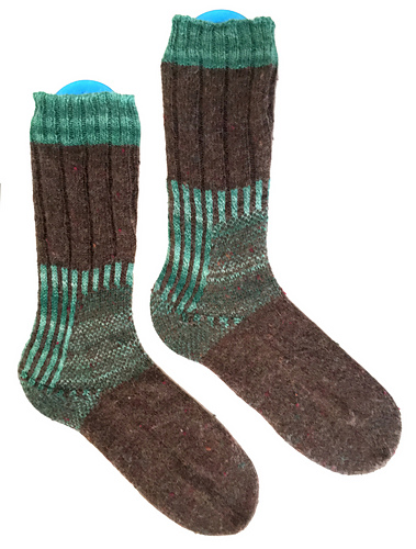 Ravelry: Wild Wool Trail Socks pattern by Jenjoyce Design