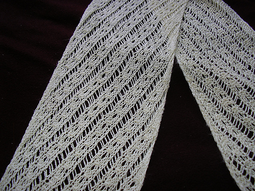 Ravelry: Coin Lace Stole pattern by Shui Kuen Kozinski