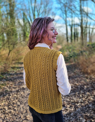 Ravelry: Goldenrod Waistcoat pattern by Anne ten Haaf