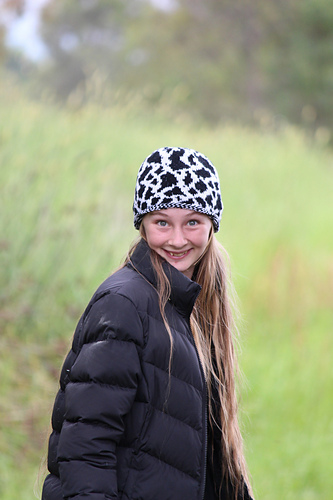 Ravelry: Cow Beanie #3 pattern by Donna Prentice