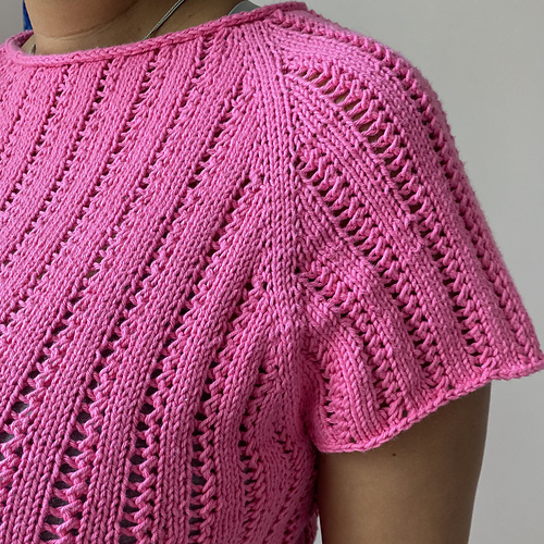 Ravelry: Rib Lace Raglan pattern by James N Watts