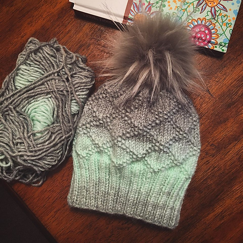 Ravelry: Diamond Beanie pattern by Jenny Amshen