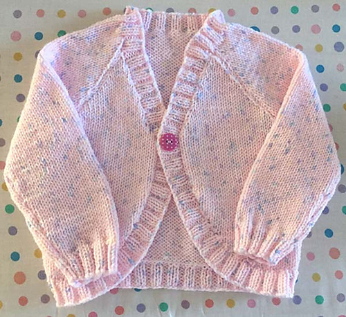 Ravelry: Pink Sparkle Girl's Bolero Jacket pattern by marianna mel