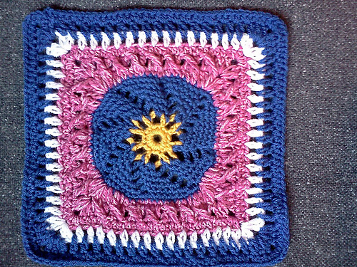 Ravelry: Schoharie Spring Square pattern by Mary McKnight