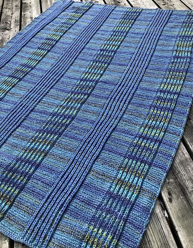 Ravelry: Brioche Stripe Lap Afghan pattern by Elaine Phillips