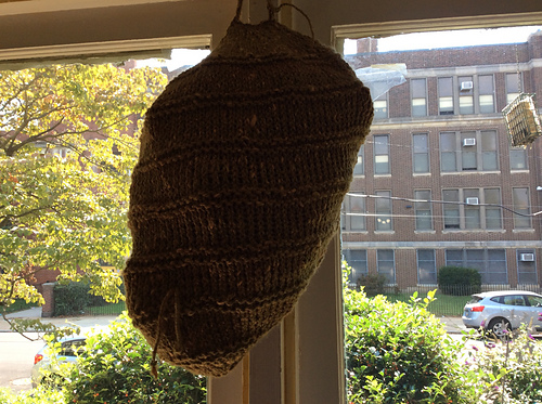 Ravelry: Easy Fake Wasp Nest/Hive on Straight Needles pattern by ...