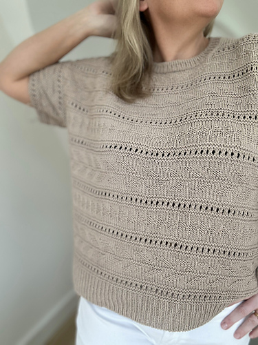 Ravelry: Seashore Breeze Tee pattern by Jennifer Shiels Toland