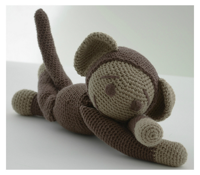 Ravelry: Brown monkey pattern by Jolanta Stasiulyte
