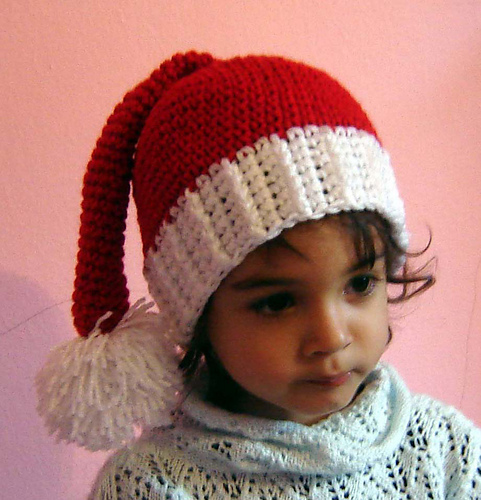 Ravelry: Santa's Red Pom hat ALL SIZES pattern by JTcreations