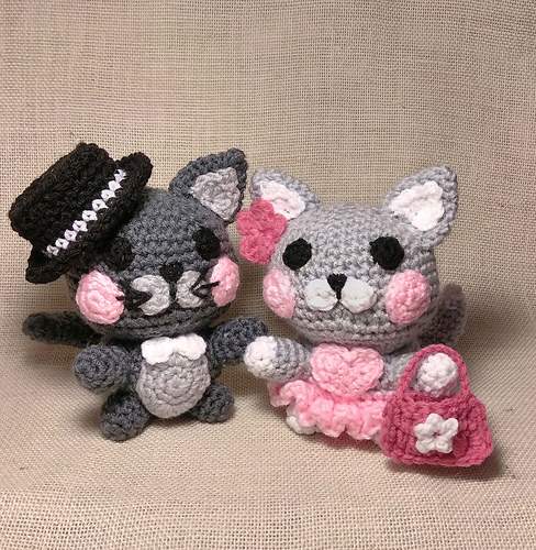 Ravelry: Mr And Mrs Meow The Perfect Couple pattern by JTcreations