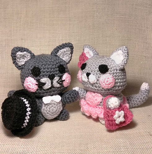 Ravelry: Mr And Mrs Meow The Perfect Couple pattern by JTcreations