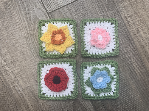 Ravelry: Design Flower Granny Square pattern by JTcreations