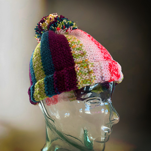 Ravelry: Vertical Stripe Toque, Touque, or Beanie Hat pattern by Janis ...