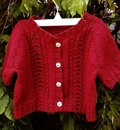 Ravelry: Summer Canezou pattern by Christine de Savoie