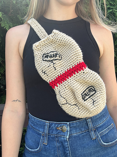 Ravelry: Naruto Gaara sand gourd bag pattern by Jade