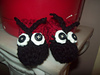 Ravelry: Lady Bug Booties pattern by Jamie Gaspar
