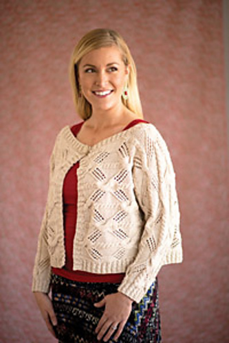 Ravelry: Shimmering Sand Sweater pattern by Lisa Gentry