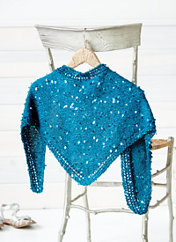 Ravelry: Simple Sequins Shawl pattern by Lisa Gentry