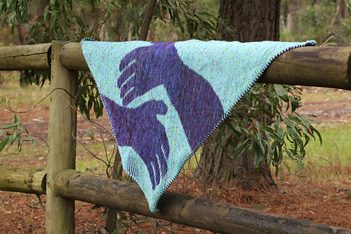Ravelry: Jamo Hug Shadow Shawl pattern by Mark Jamieson
