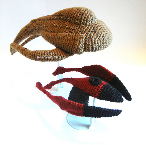 Ravelry: Farscape inspired Talyn Spaceship pattern by Jana Whitley