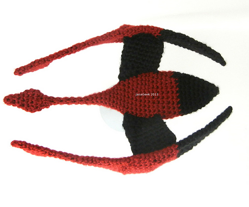 Ravelry: Farscape inspired Talyn Spaceship pattern by Jana Whitley