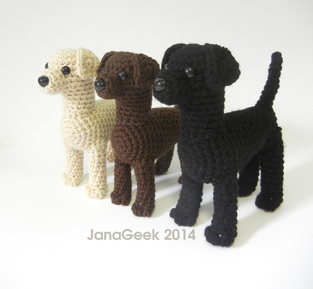 Ravelry: Labrador Retriever Puppy pattern by Jana Whitley