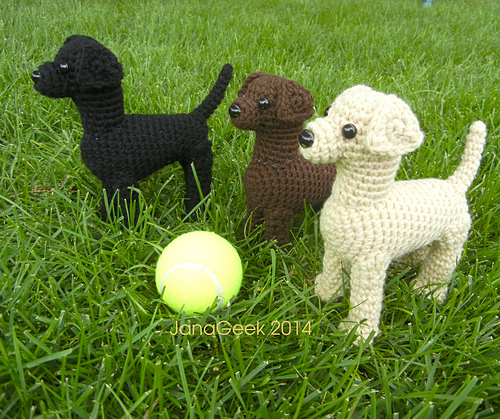 Ravelry: Labrador Retriever Puppy pattern by Jana Whitley