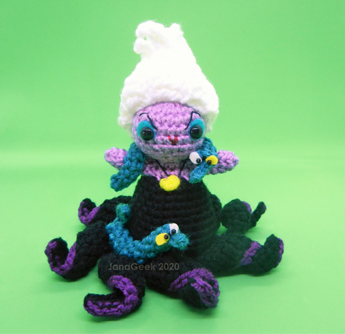 Ravelry: Sea Witch Doll with Eels pattern by Jana Whitley